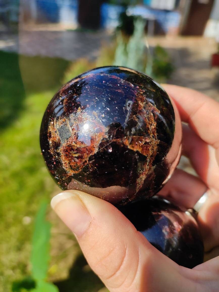 High Quality Garnet Sphere Garnet Orb Garnet Crystal Sphere - Etsy