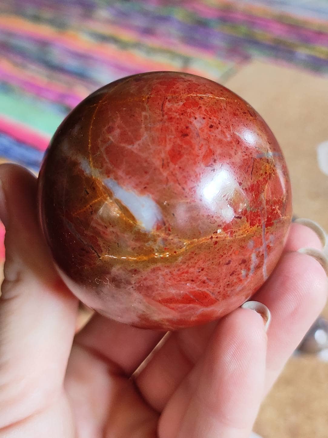 Red Jasper Quartz Stone Spheres Red Jasper Polished Stone - Etsy