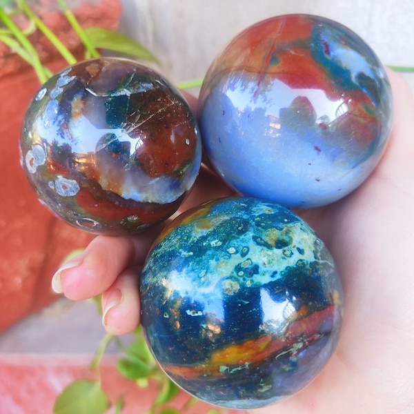 Bloodstone Sphere - Etsy