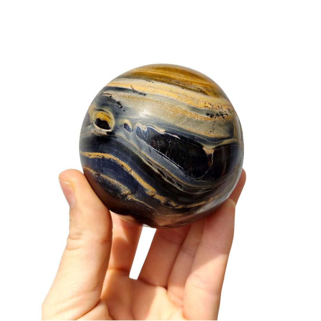 Tiger Iron Sphere - Red and Blue Tiger Iron 74mm - Etsy