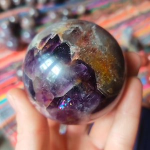Super Seven Crystal Spheres, Melody Stone, Super 7 Sphere, Sacred Seven ...