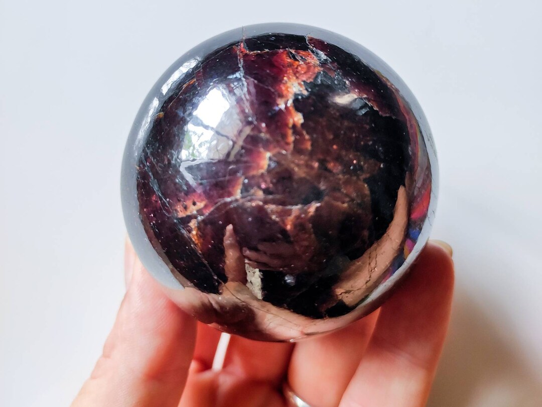 High Quality Garnet Sphere, Garnet Orb, Garnet Crystal Sphere, Garnet ...
