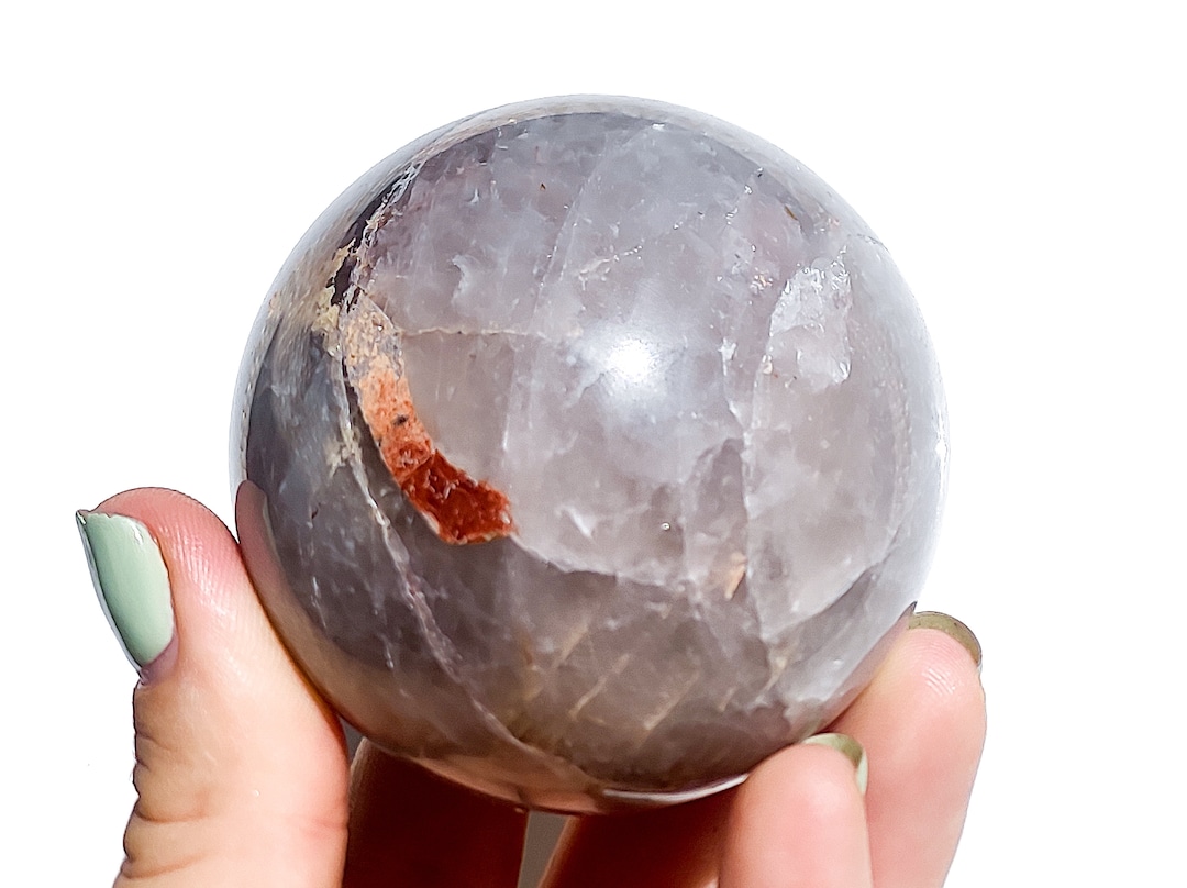 Himalayan Smoky Quartz Crystal Sphere: Polished Healing Gemstone - Etsy