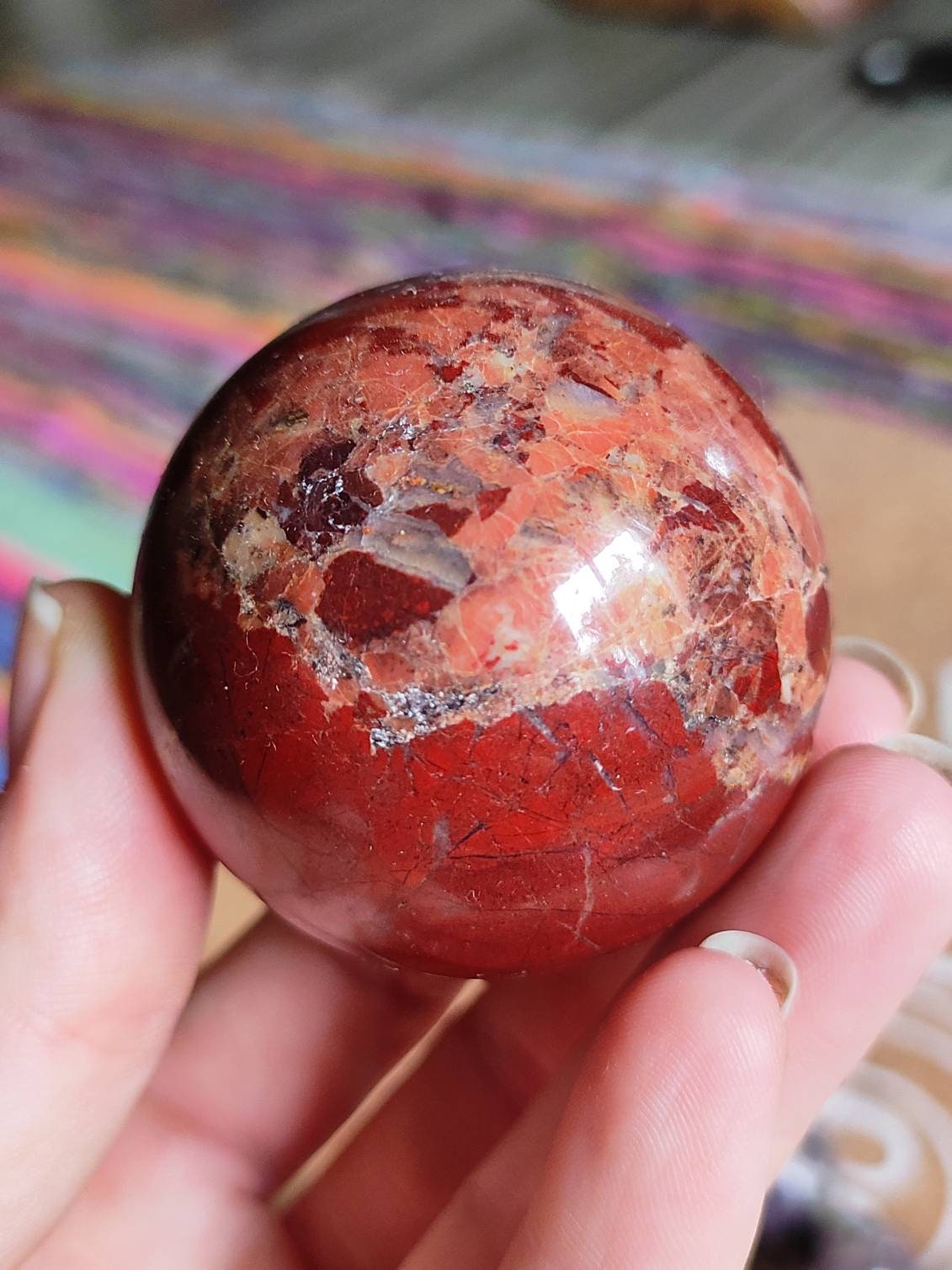 Red Jasper Quartz Stone Spheres Red Jasper Polished Stone - Etsy