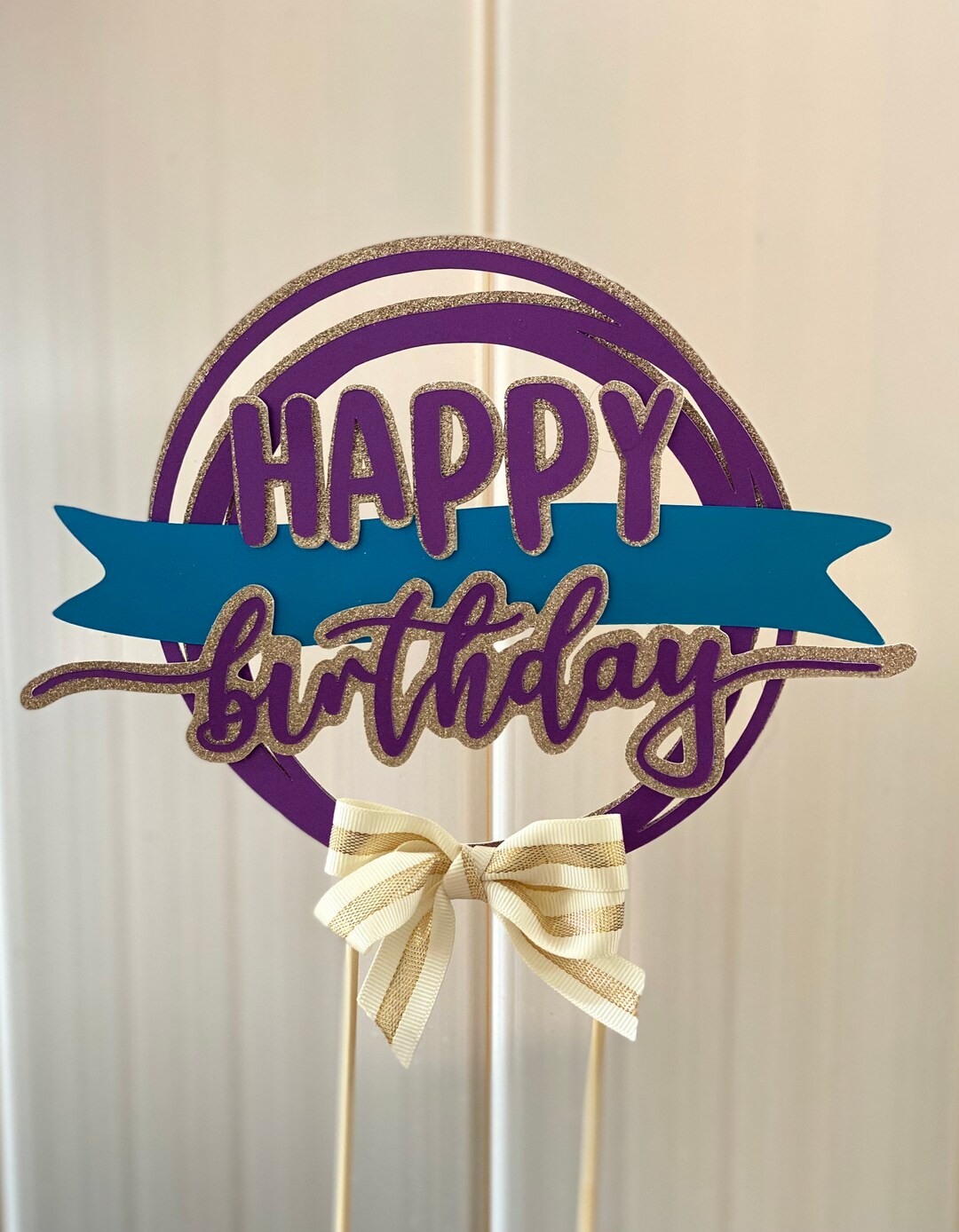 Cake Topper / Personalized Birthday Topper - Etsy