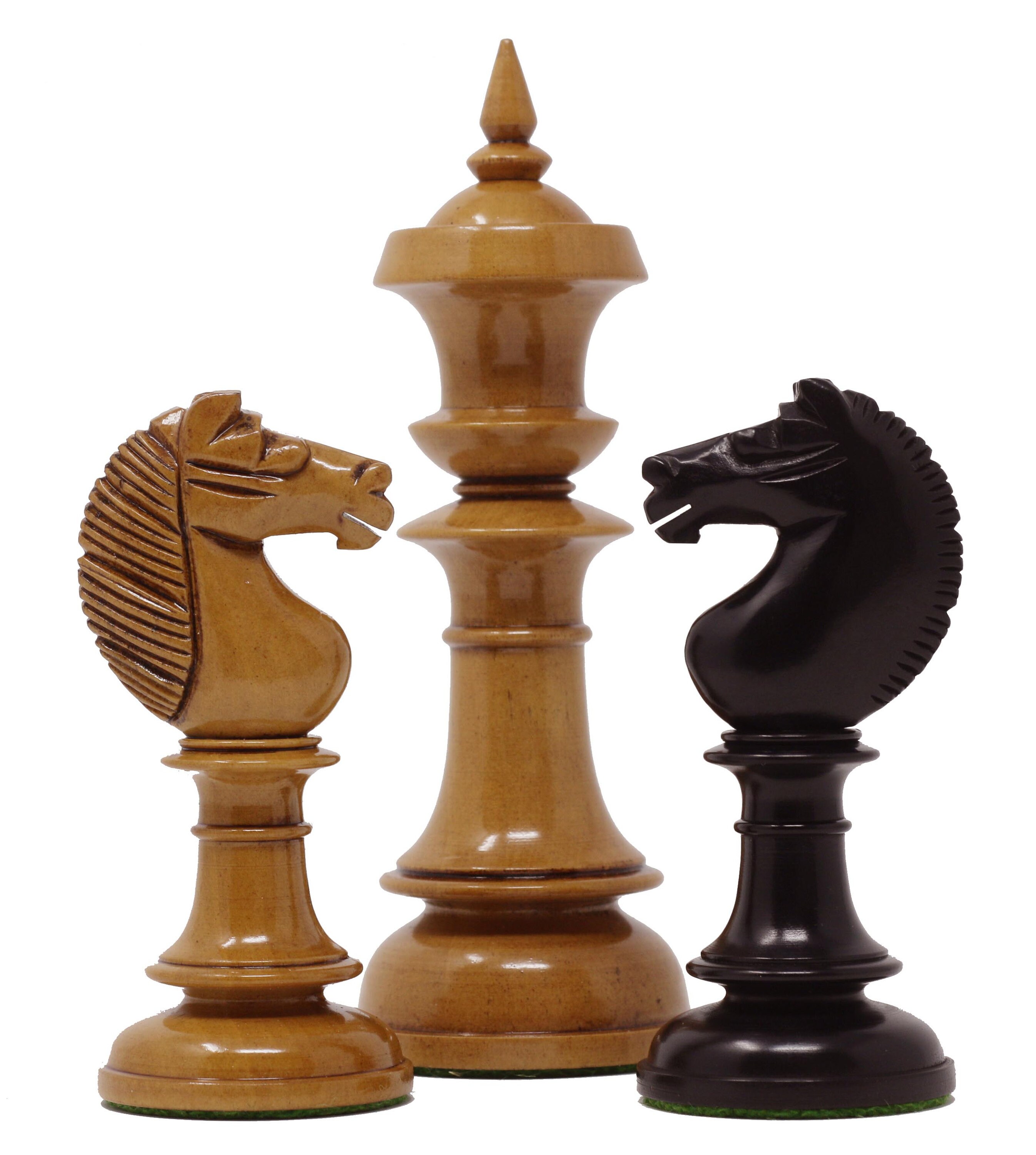 Northern Upright Vintage 5" Antiqued Chess Set in Ebony Wood - Etsy