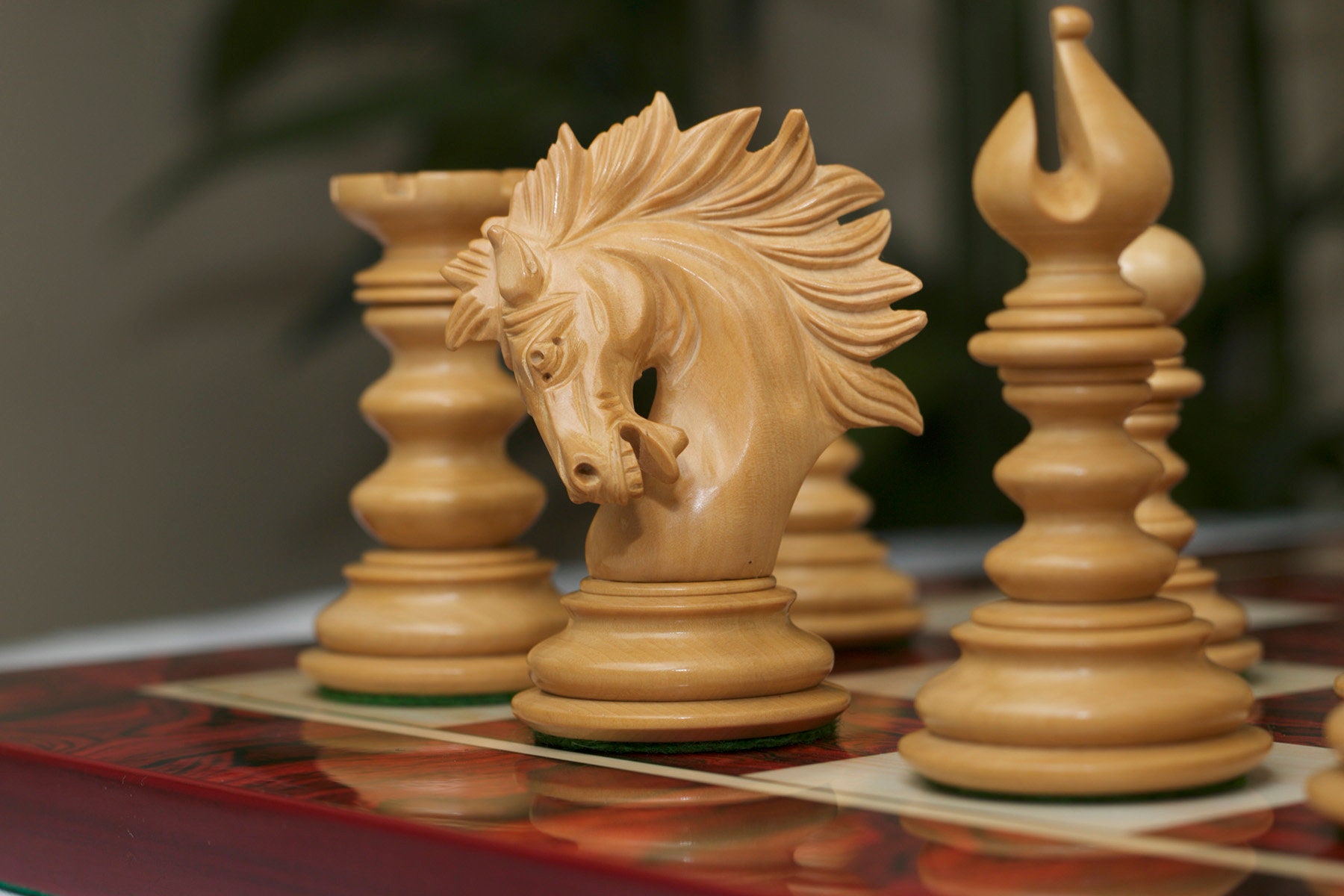 Raging Stallions Series Luxury Staunton Ebony Wood Chessmen - Etsy