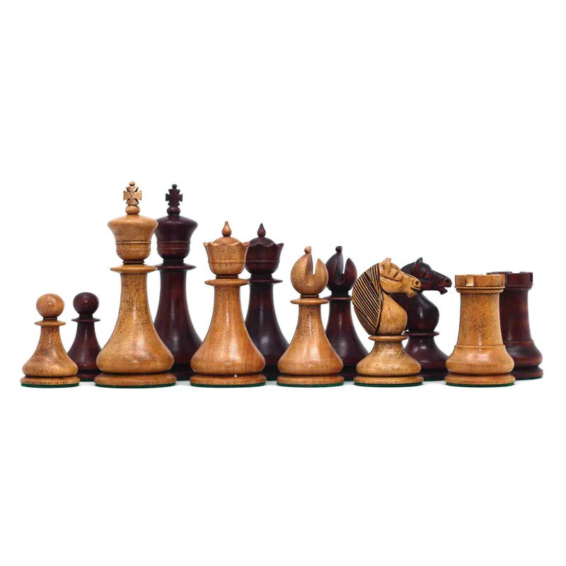 Antique Chess Set - Etsy