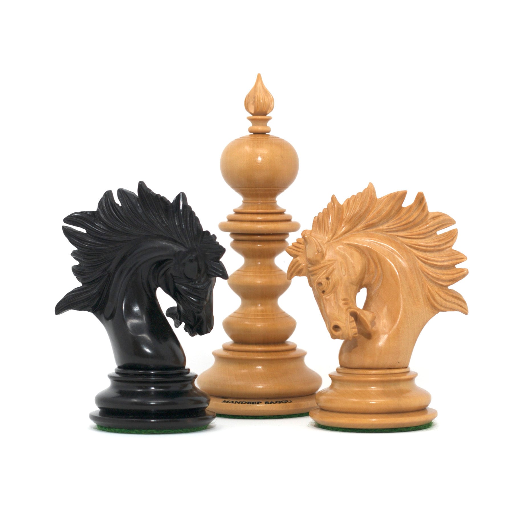 Raging Stallions Series Luxury Staunton Ebony Wood Chessmen - Etsy