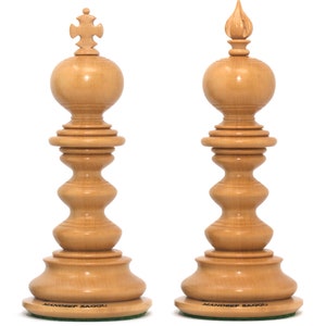 Raging Stallions Series Luxury Staunton Africa Padouk Wood Chessmen - 4 ...