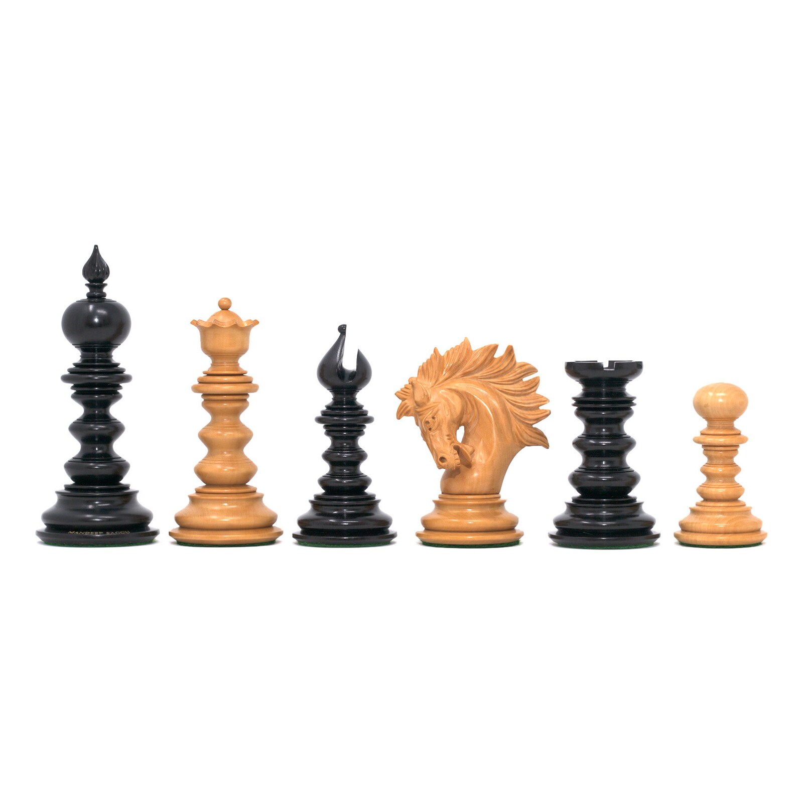 Raging Stallions Series Luxury Staunton Ebony Wood Chessmen - Etsy