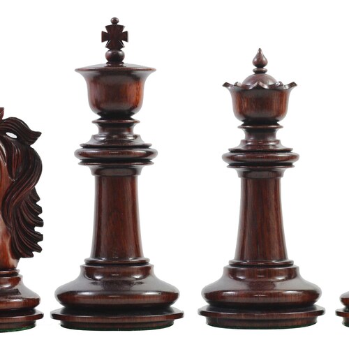 Leningrad Series 4 Ebonised Staunton Chess Set | Etsy