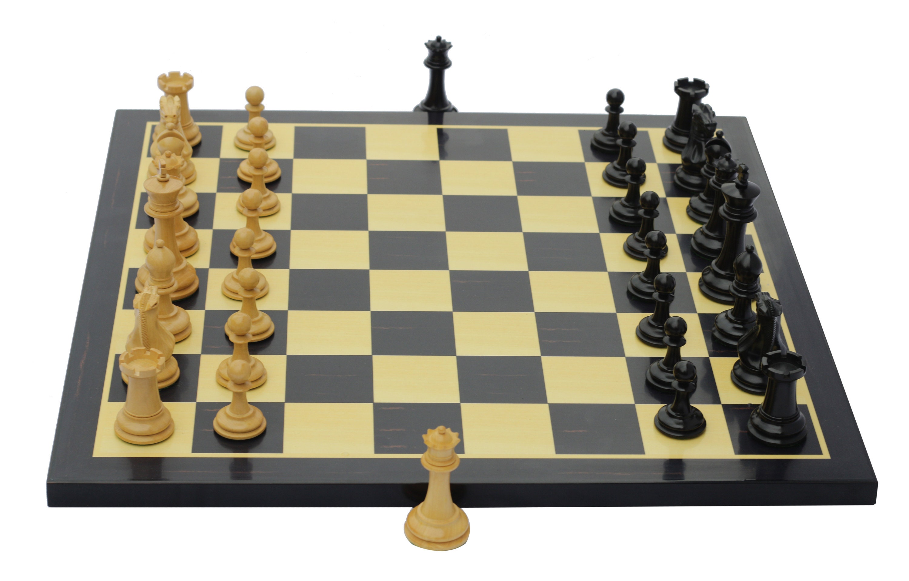 Paul Morphy Series 4 Staunton Chess Pieces with Board | Etsy