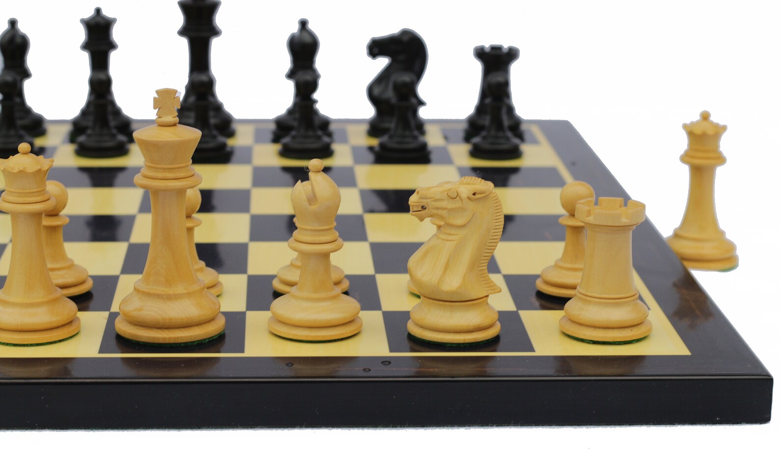 Paul Morphy Series 4 Staunton Chess Pieces With Board - Etsy