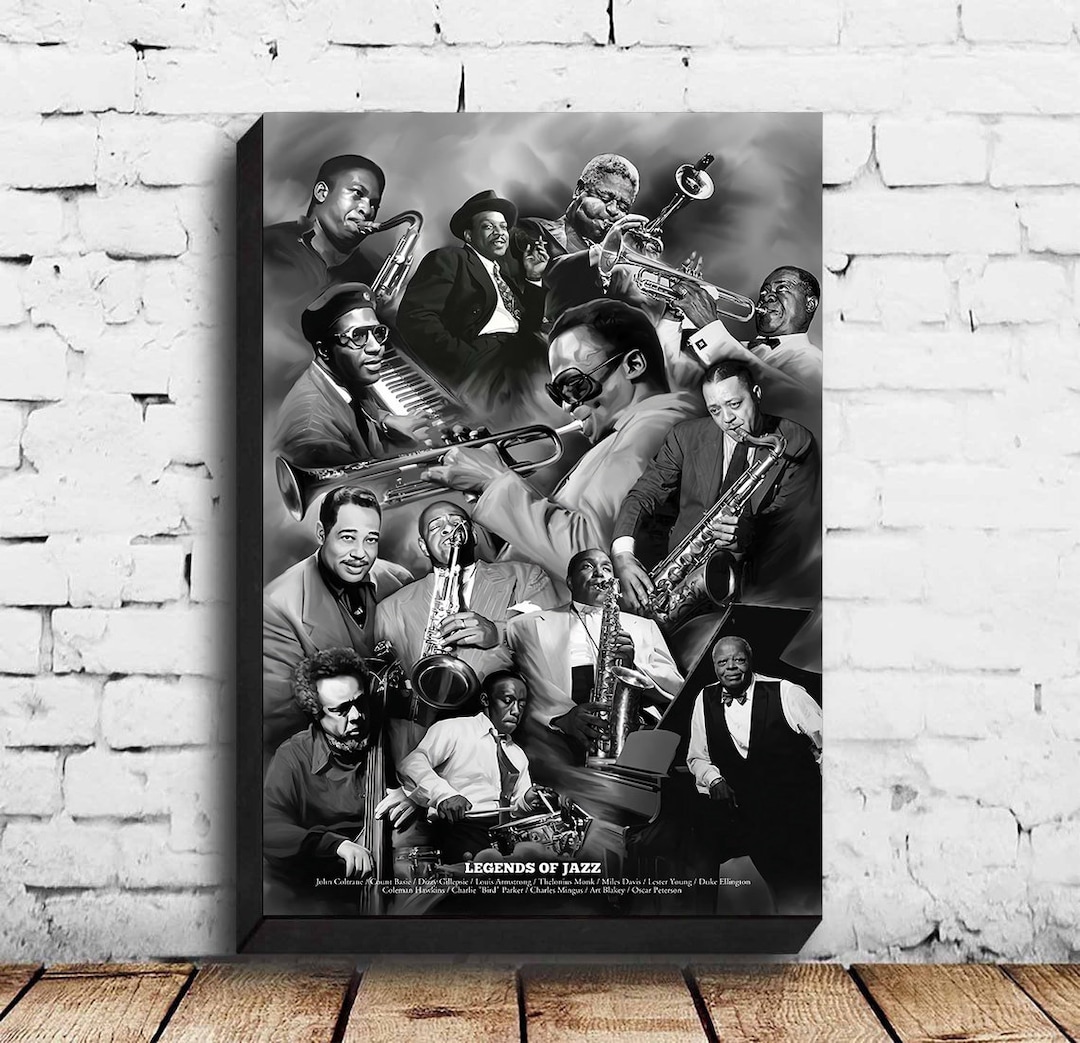 John Coltrane Poster Miles Davis Poster Jazz Musician Music Poster ...