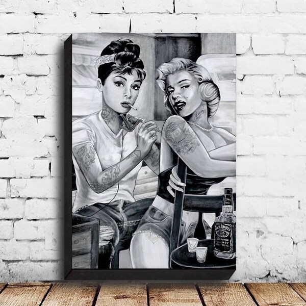 Sexy Hepburn Poster - Etsy