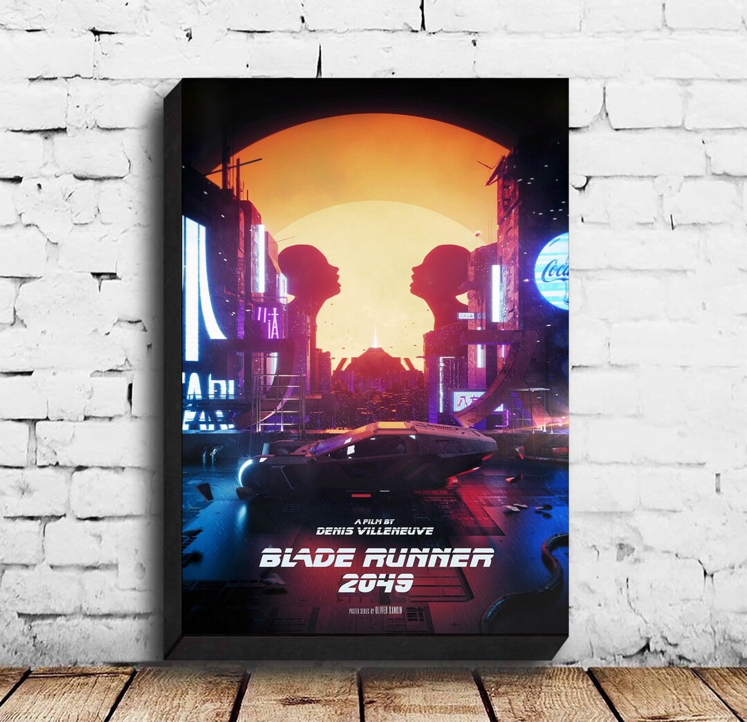 Blade Runner 2049 Movie Poster Canvas Wall Art Picture for Living Room ...