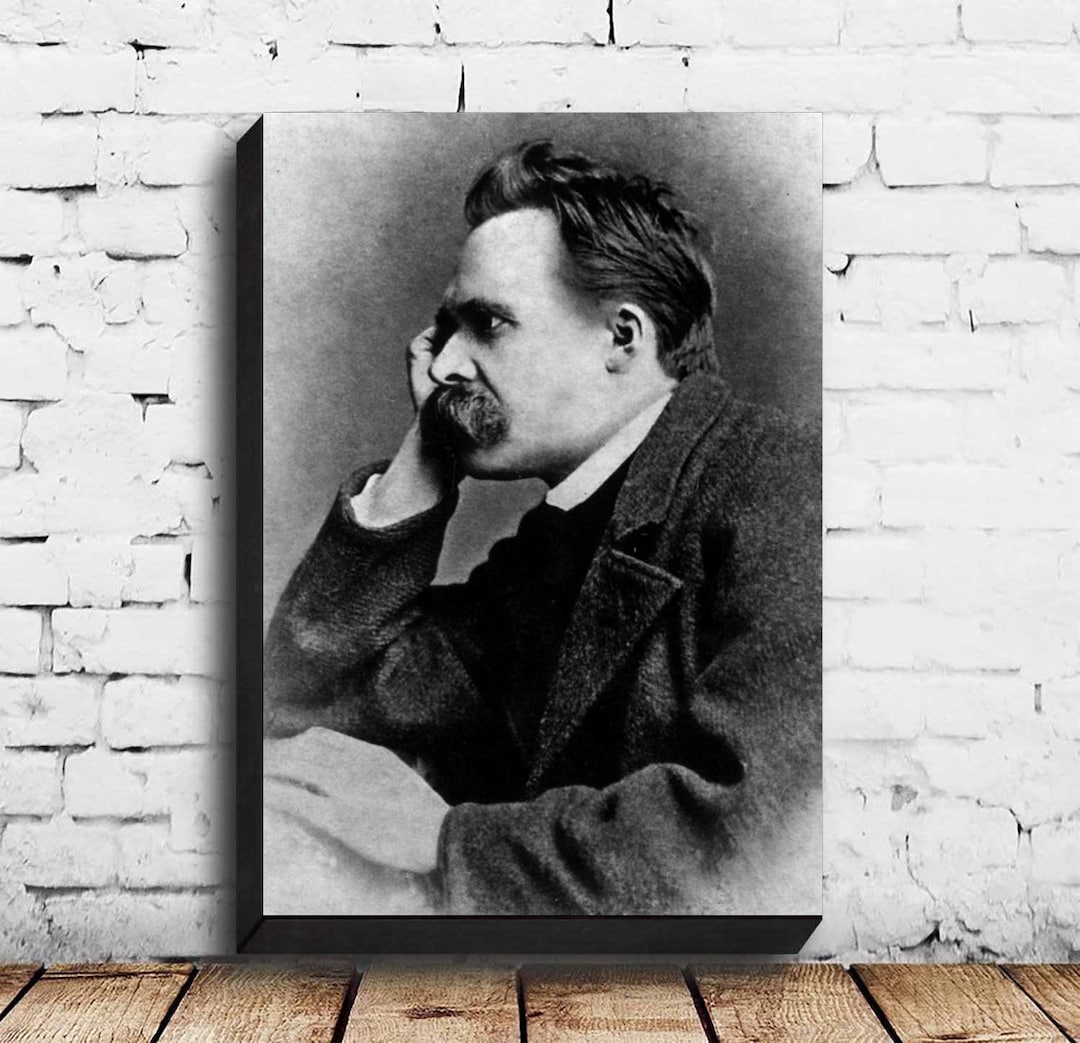 Friedrich Nietzsche Poster Canvas Wall Art Picture for Living Room Home ...