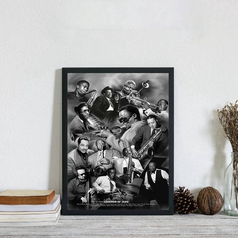 John Coltrane Poster Miles Davis Poster Jazz Musician Music - Etsy