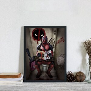 Deadpool Movie Poster Canvas Wall Art Home Decor no Frame - Etsy
