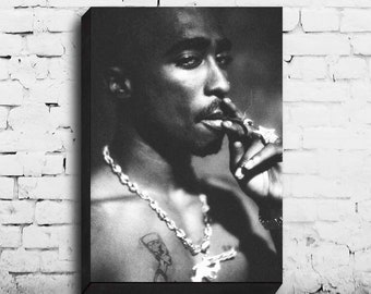 Tupac 2pac Music Poster Canvas Wall Art Home Decor no Frame - Etsy