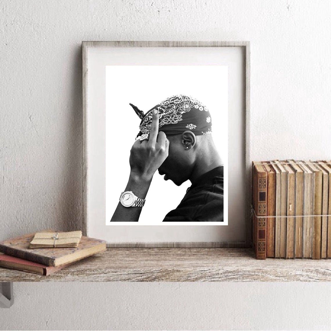 Tupac Shakur 2Pac Poster, Tupac Rapper Home Decor sold by Begat Distant ...
