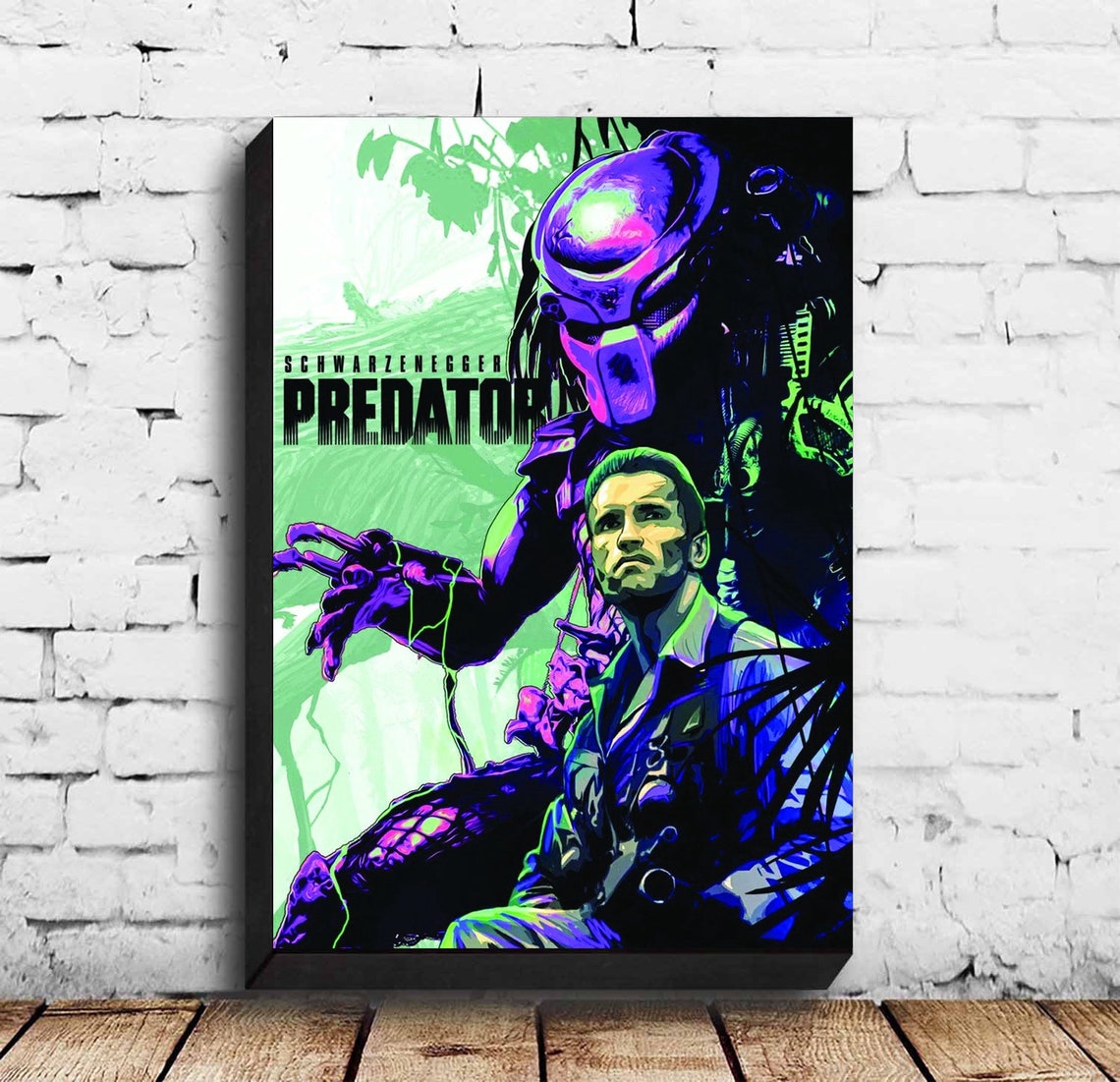 Predator Movie Poster Canvas Wall Art Home Decor No Frame | Etsy