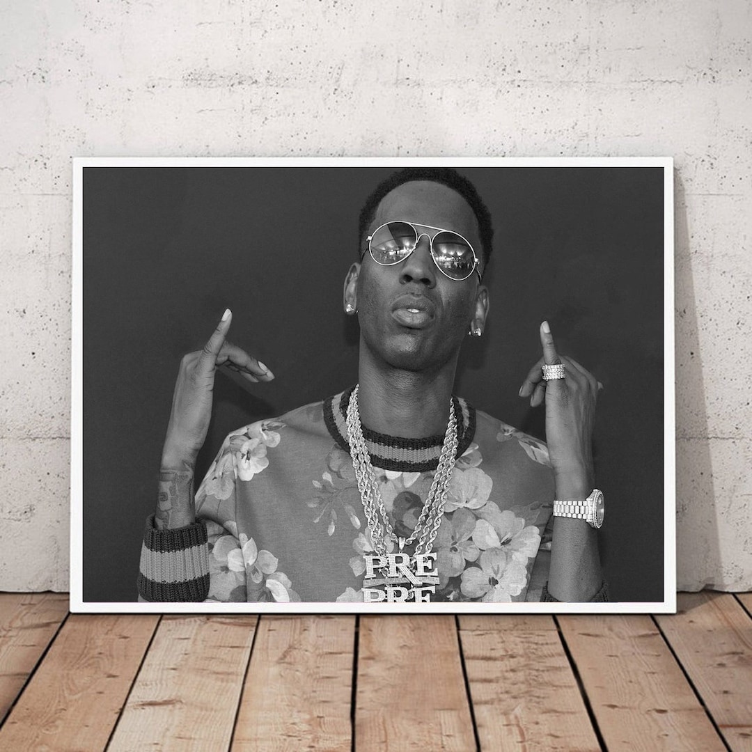 Young Dolph Rapper Hip Hop Singer Music Poster Canvas Wall Art - Etsy