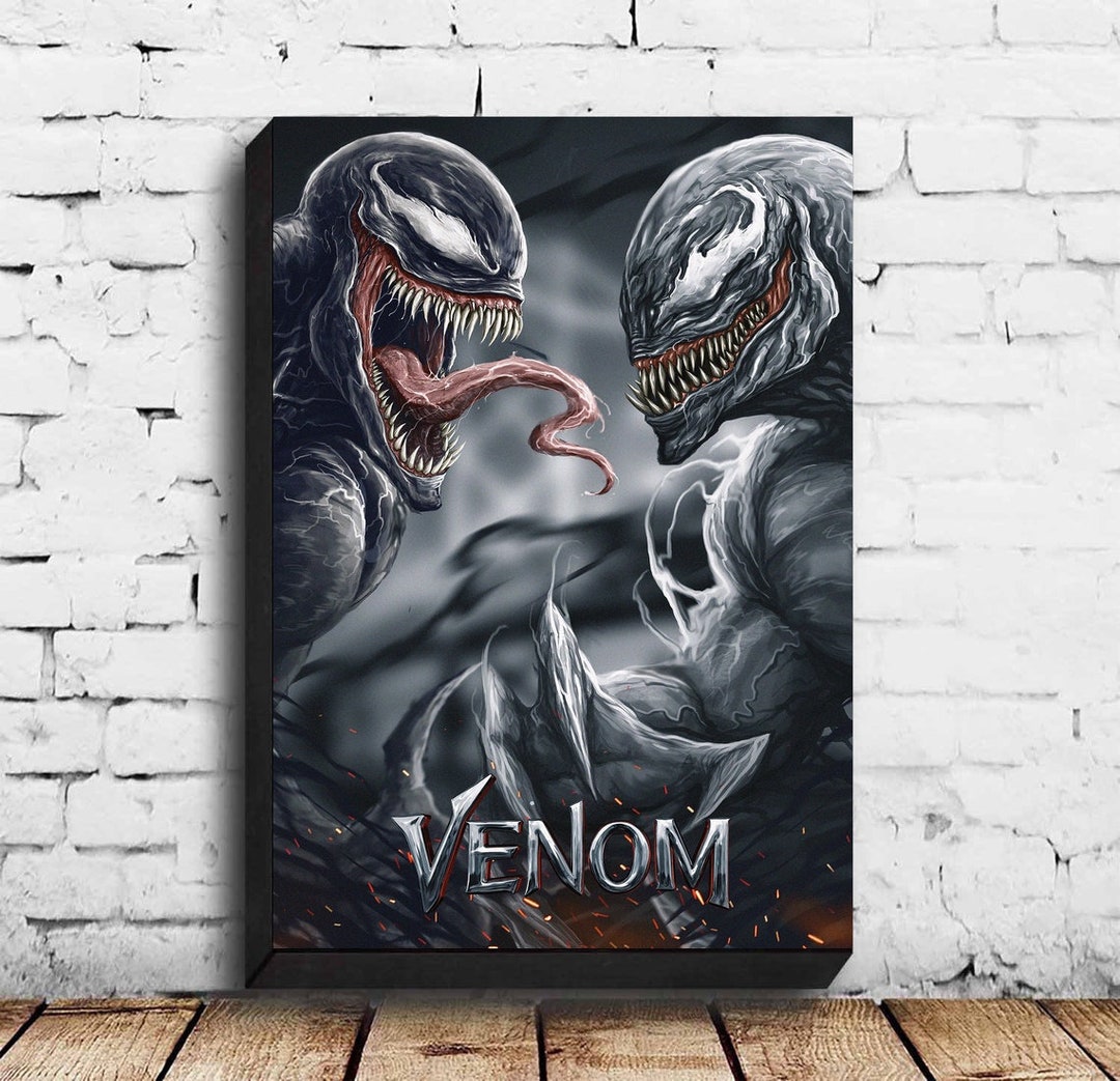 Avengers Venom Movie Poster Canvas Wall Art Picture for Living Room ...