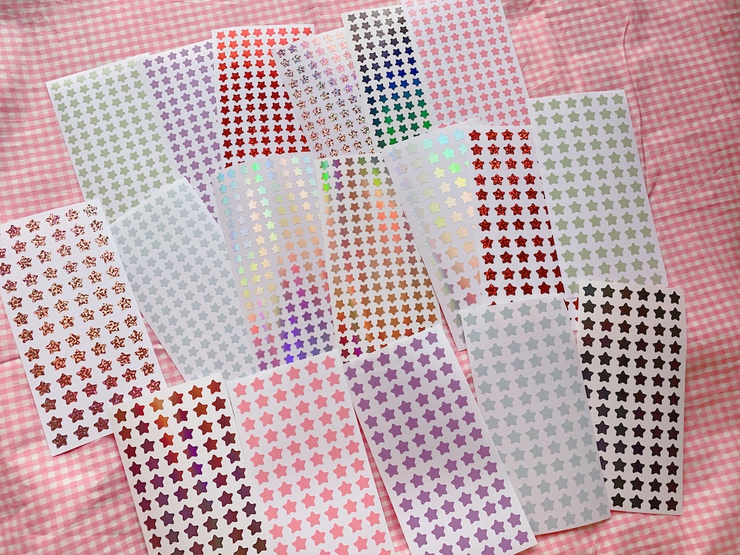 STAR DECO STICKERS - Etsy