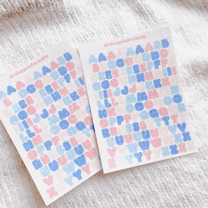 Holographic Bubble Letter Stickers #1 NEW - Etsy