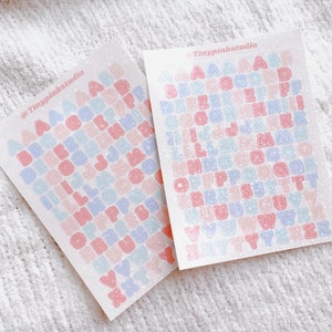 Holographic Bubble Letter Stickers #1 NEW - Etsy