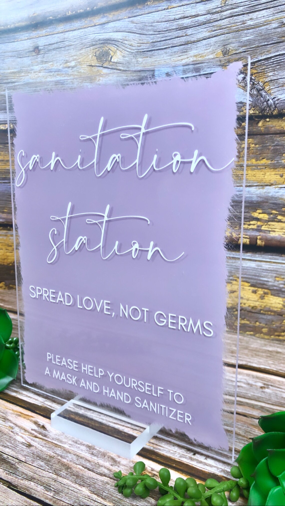 Sanitation Sign Acrylic Sanitation Station Sign Hand Wash - Etsy UK