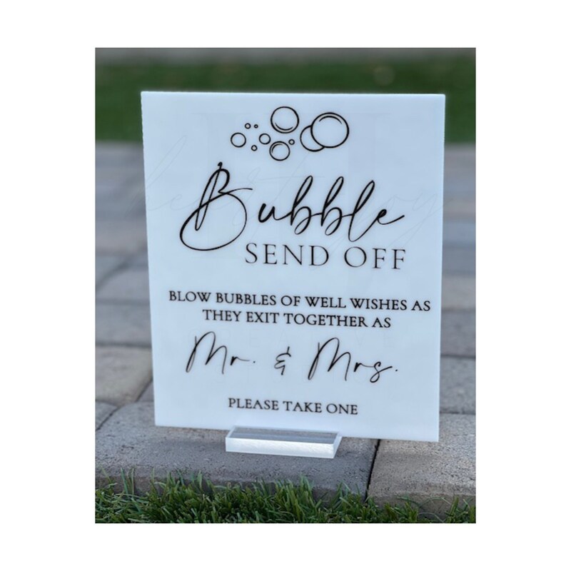 Bubble Send Off - Etsy