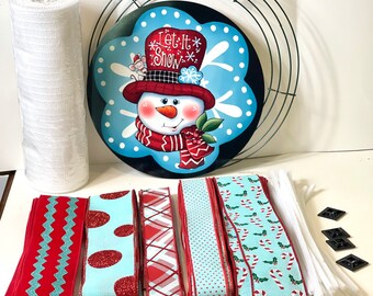 Christmas Wreath Kit - Etsy