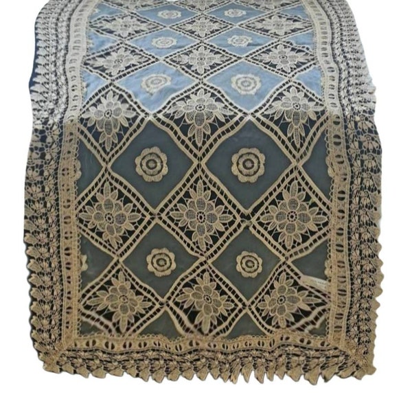 Gold Lace Runner - Etsy