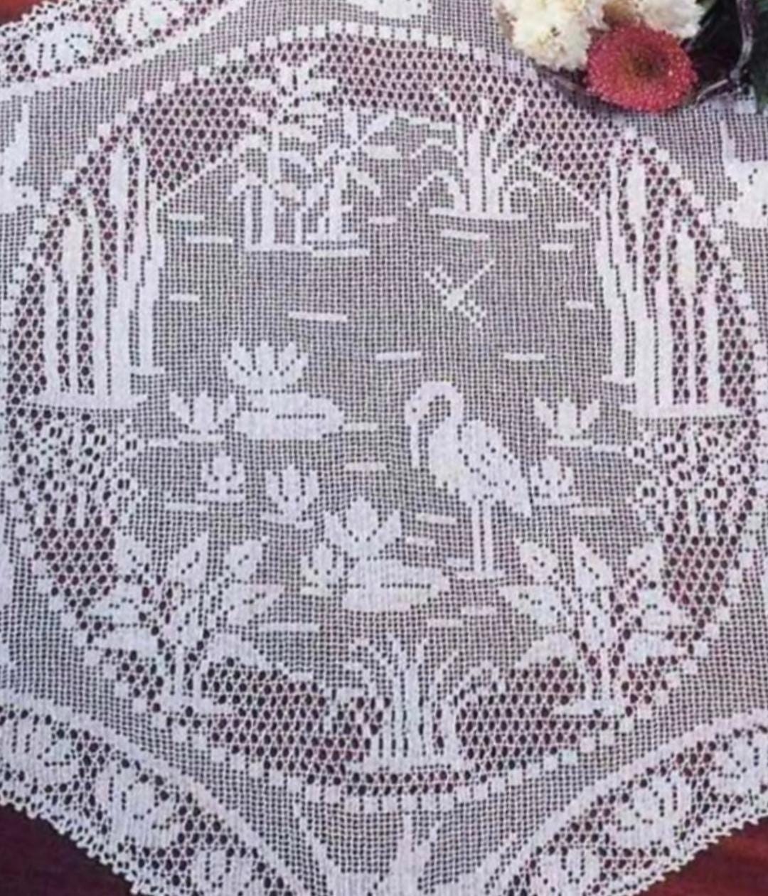 Amazing White Doily, Big Crochet Doily, Lace Doily, Vintage Style Doily ...