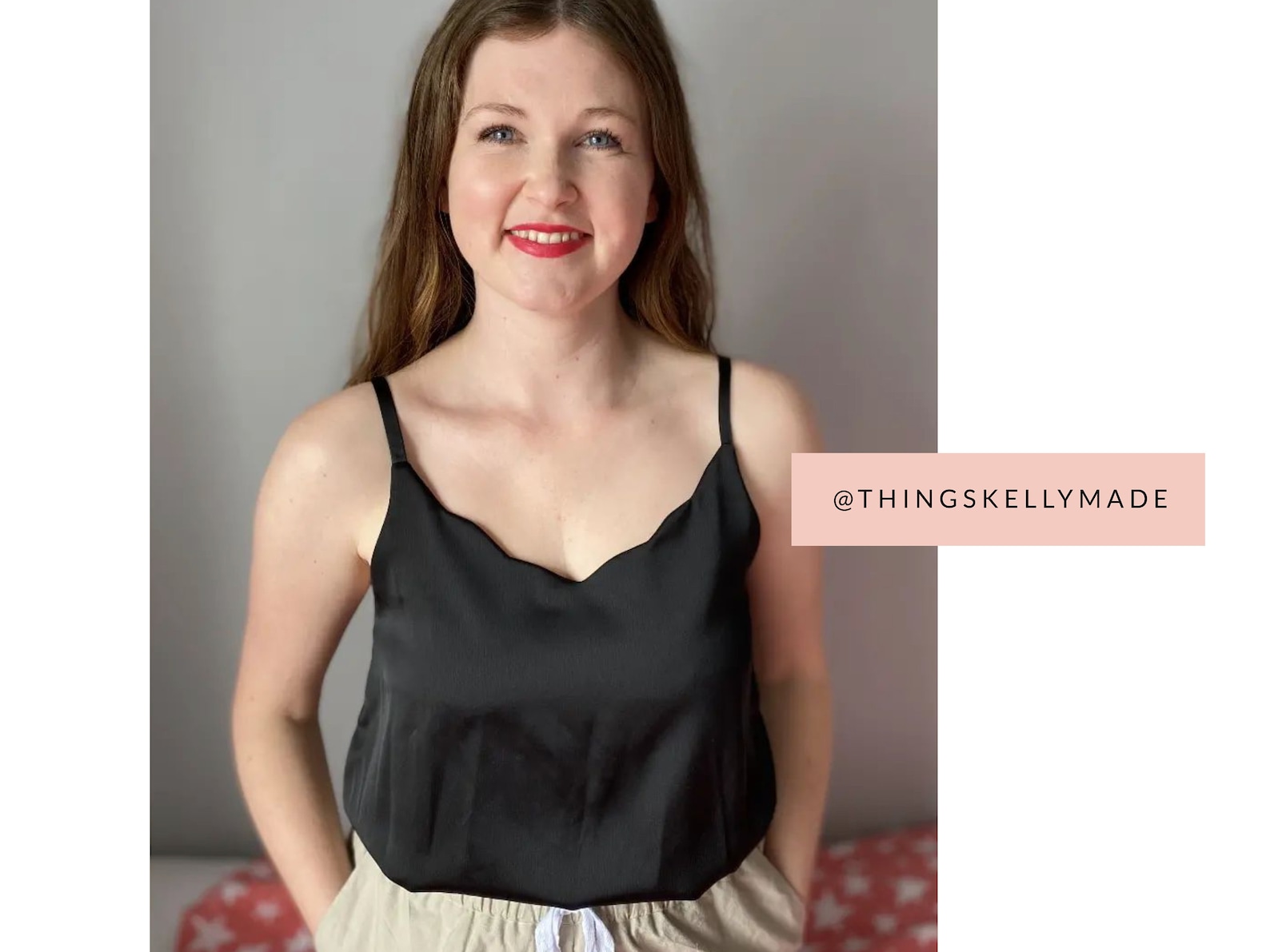 FREE Scalloped Camisole Sewing Pattern Sizes 6-24 Etty - Etsy UK