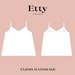 FREE Scalloped Camisole Sewing Pattern PDF | Sizes 6-32 | Size Inclusive | Video Tutorial | Etty ...