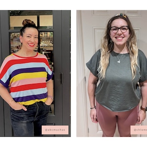 Naya T-shirt Sewing Pattern PDF | Sizes 6-32 | Size Inclusive | Video ...