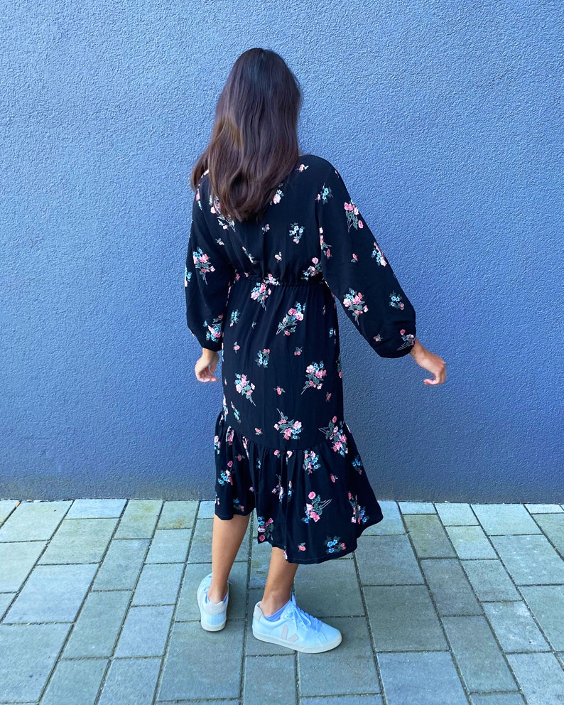 Raj Dress Sewing Pattern PDF Sizes 6-24 Elastic Sleeves - Etsy