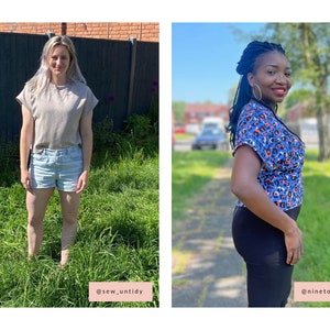 Naya T-shirt Sewing Pattern PDF | Sizes 6-32 | Size Inclusive | Video ...