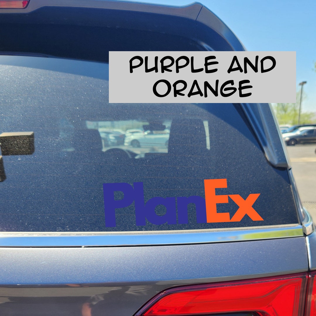 Planex Logo Futurama Permanent Vinyl Decal - Etsy