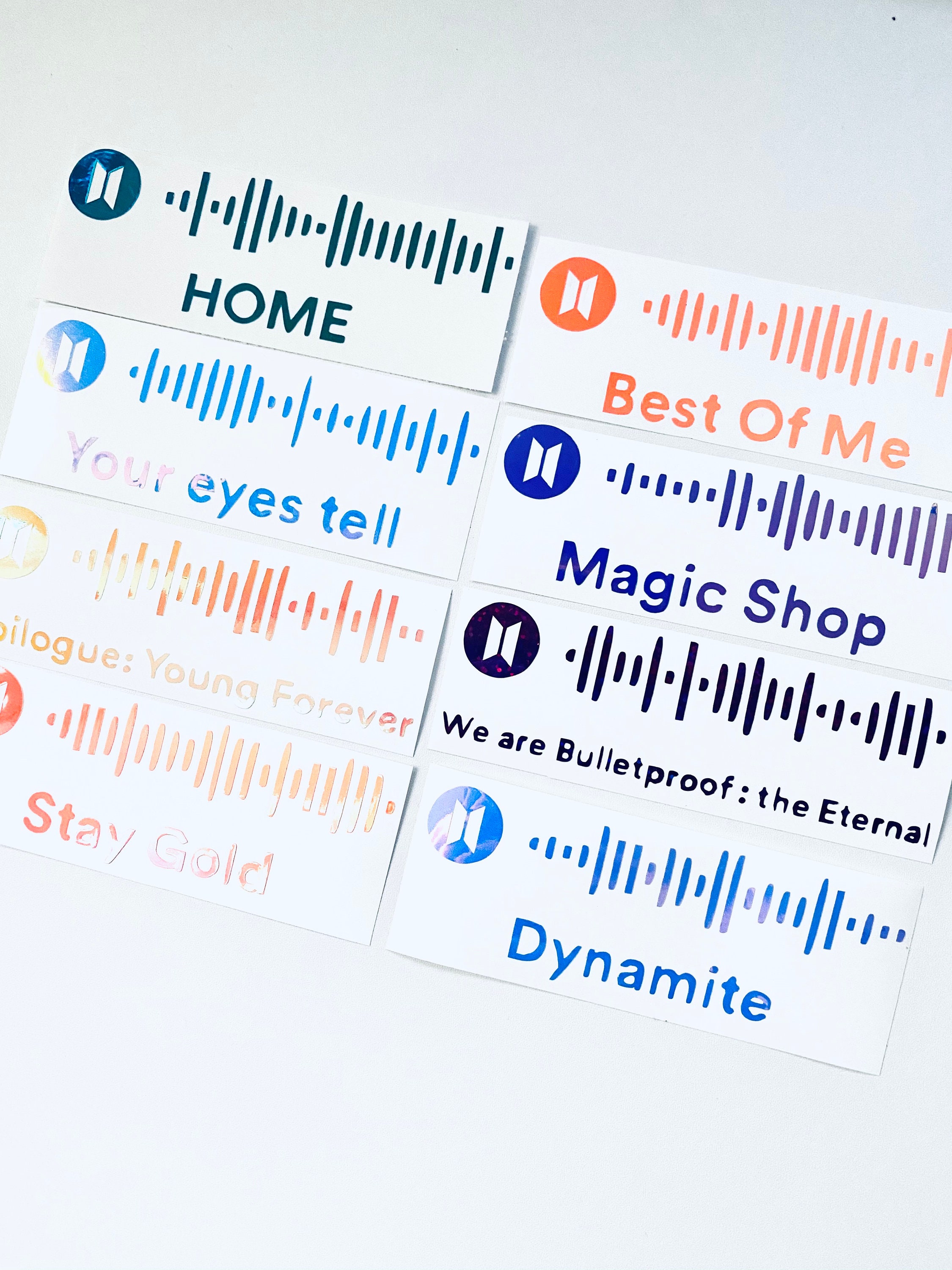 BTS Customizable Spotify Codes Vinyl Sticker Laptop Phone - Etsy Canada