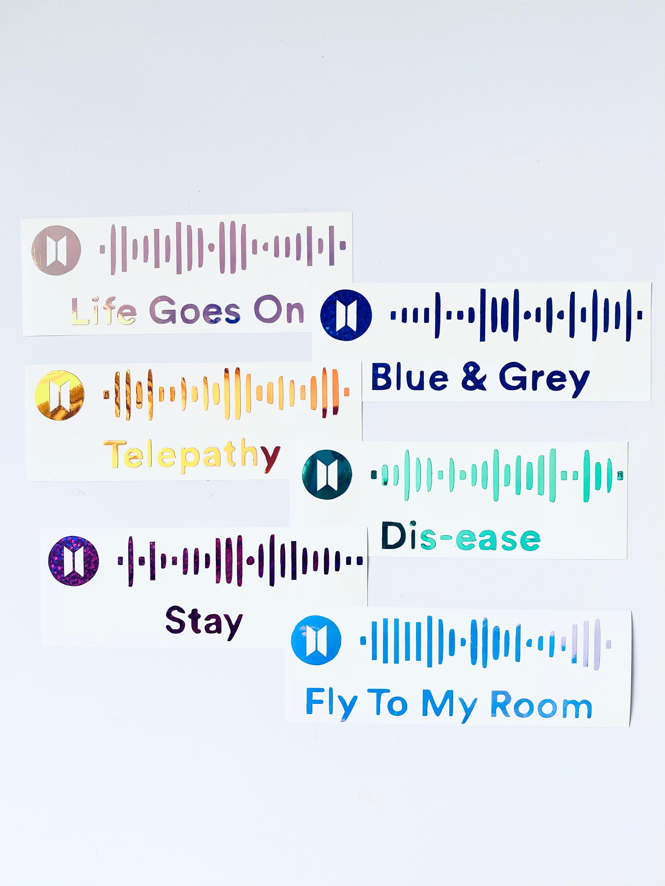 BTS Customizable Spotify Codes Vinyl Sticker Laptop Phone - Etsy Canada