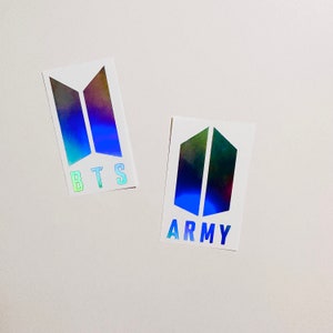 BTS ARMY Logo Vinyl Sticker Laptop, Phone Case, Wall, Car, ARMY Bomb ...