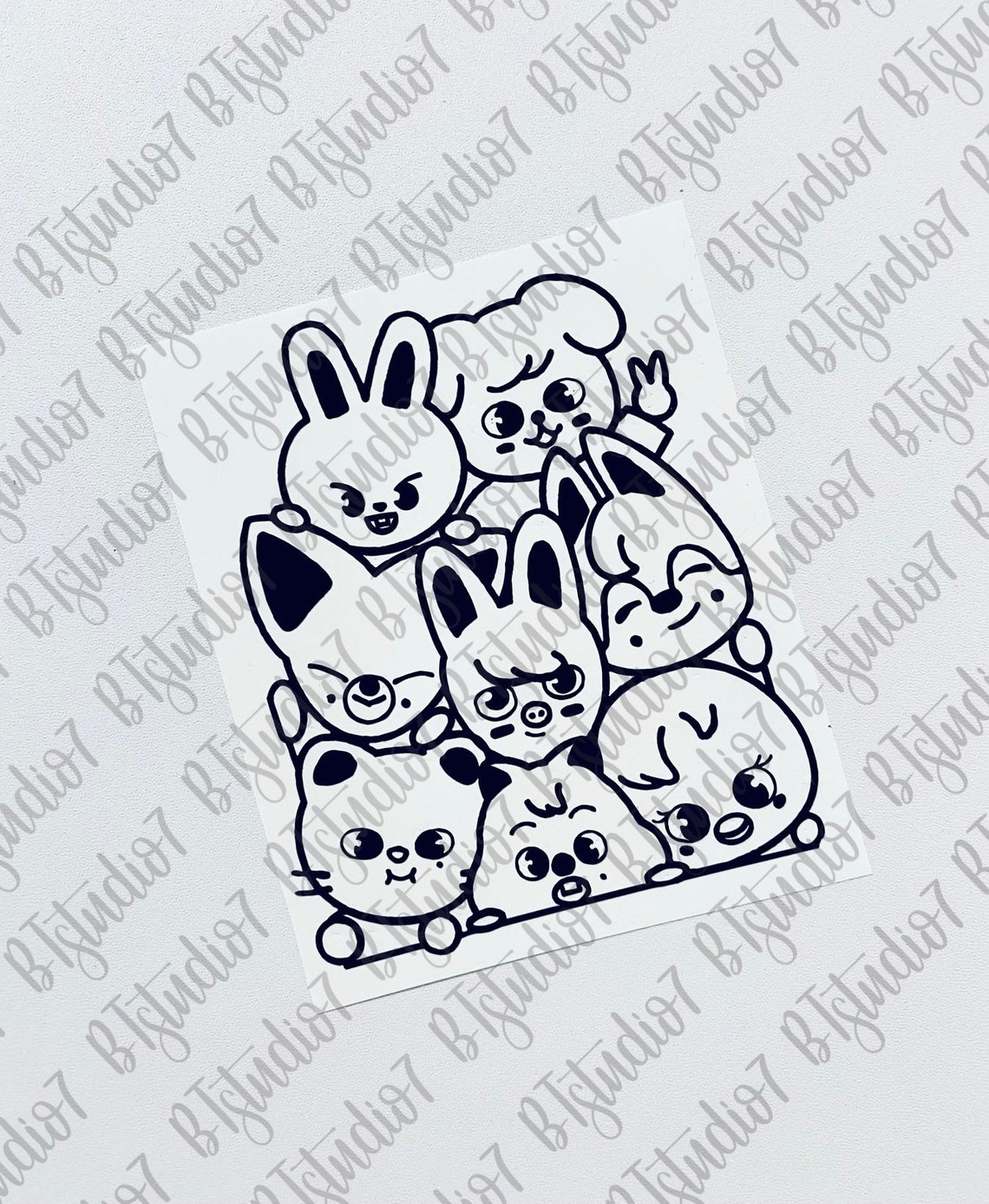 Straykids SKZOO Sticker Laptop Phone Case Wall Car Decal - Etsy