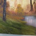 18"x24" | Golden Morning Mist | Bob Ross Inspired Oil Painting on ...