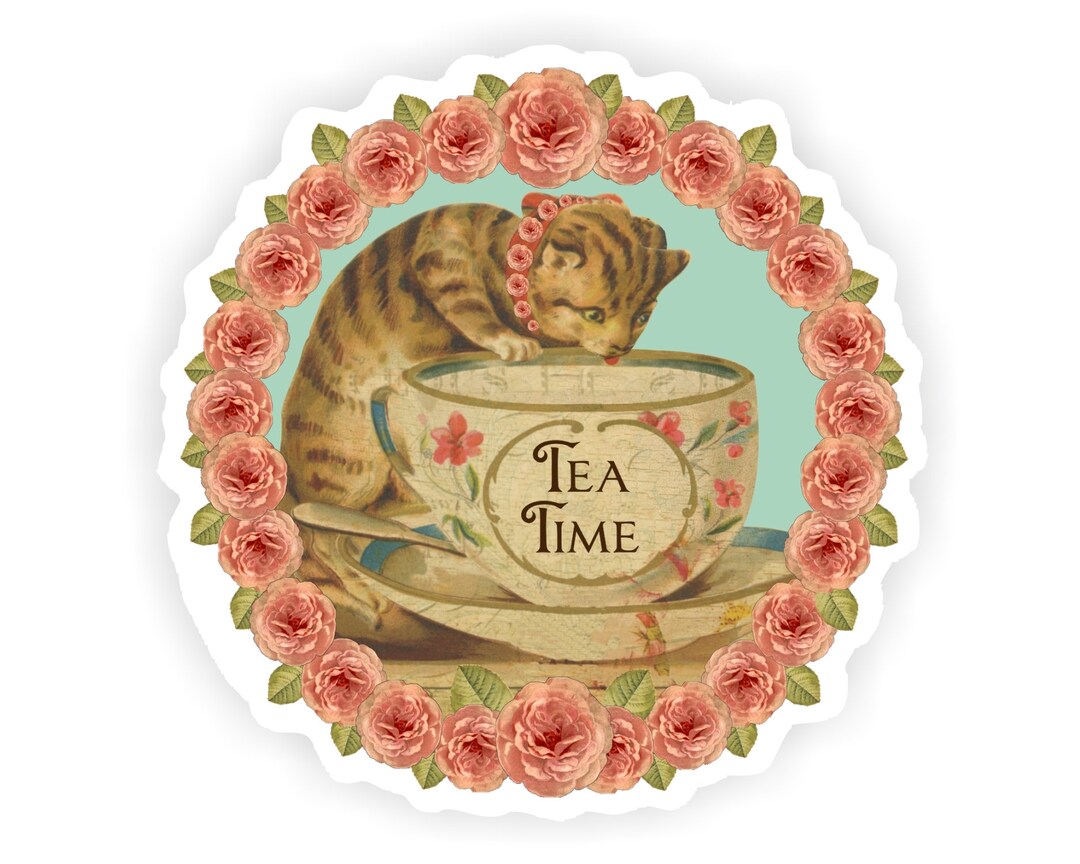 Heart the Moment Sticker, Tea Time - Etsy