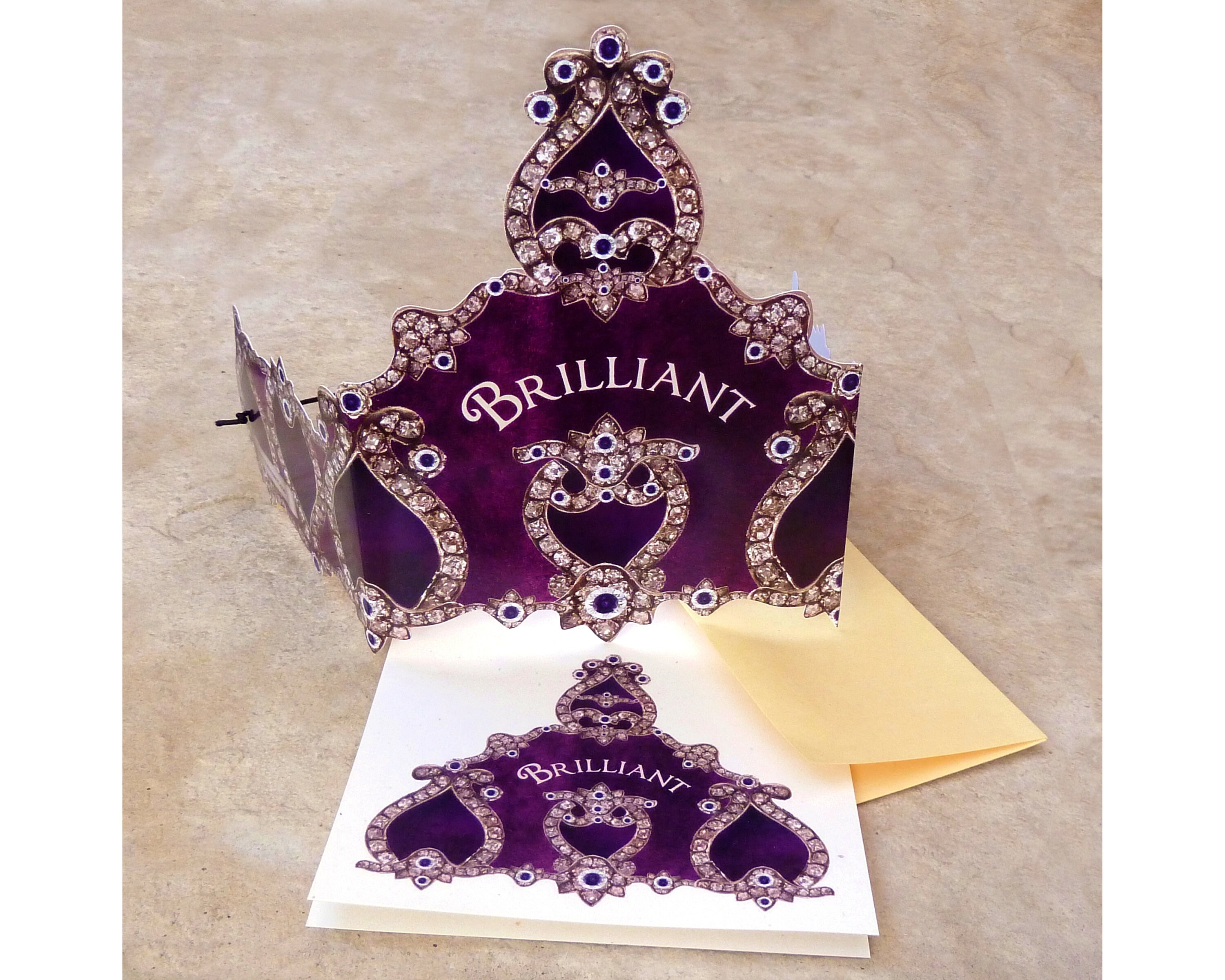 Greeting Card with Tiara, Brilliant, Diamonds, by Heart the Moment ...